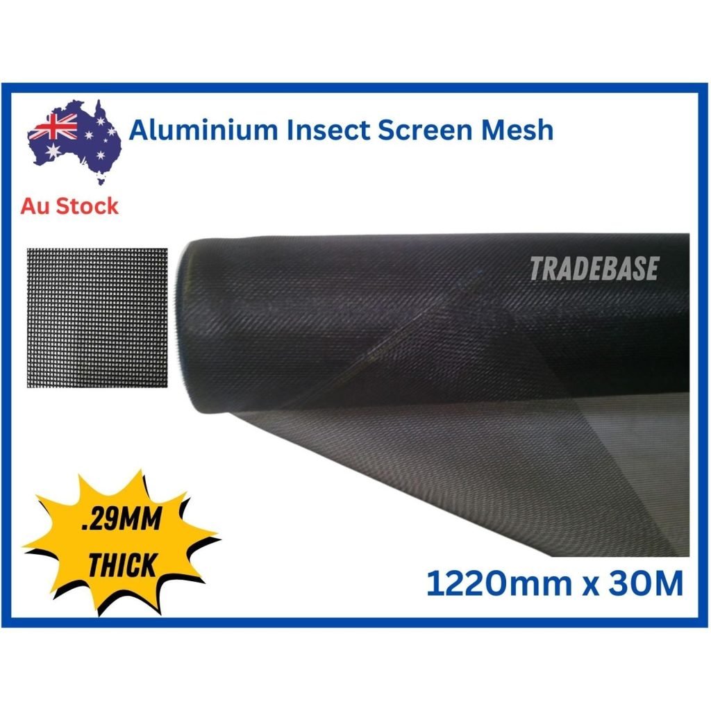 Aluminium Flyscreen Insect Mesh - Commercial Use - TradeBase Australia