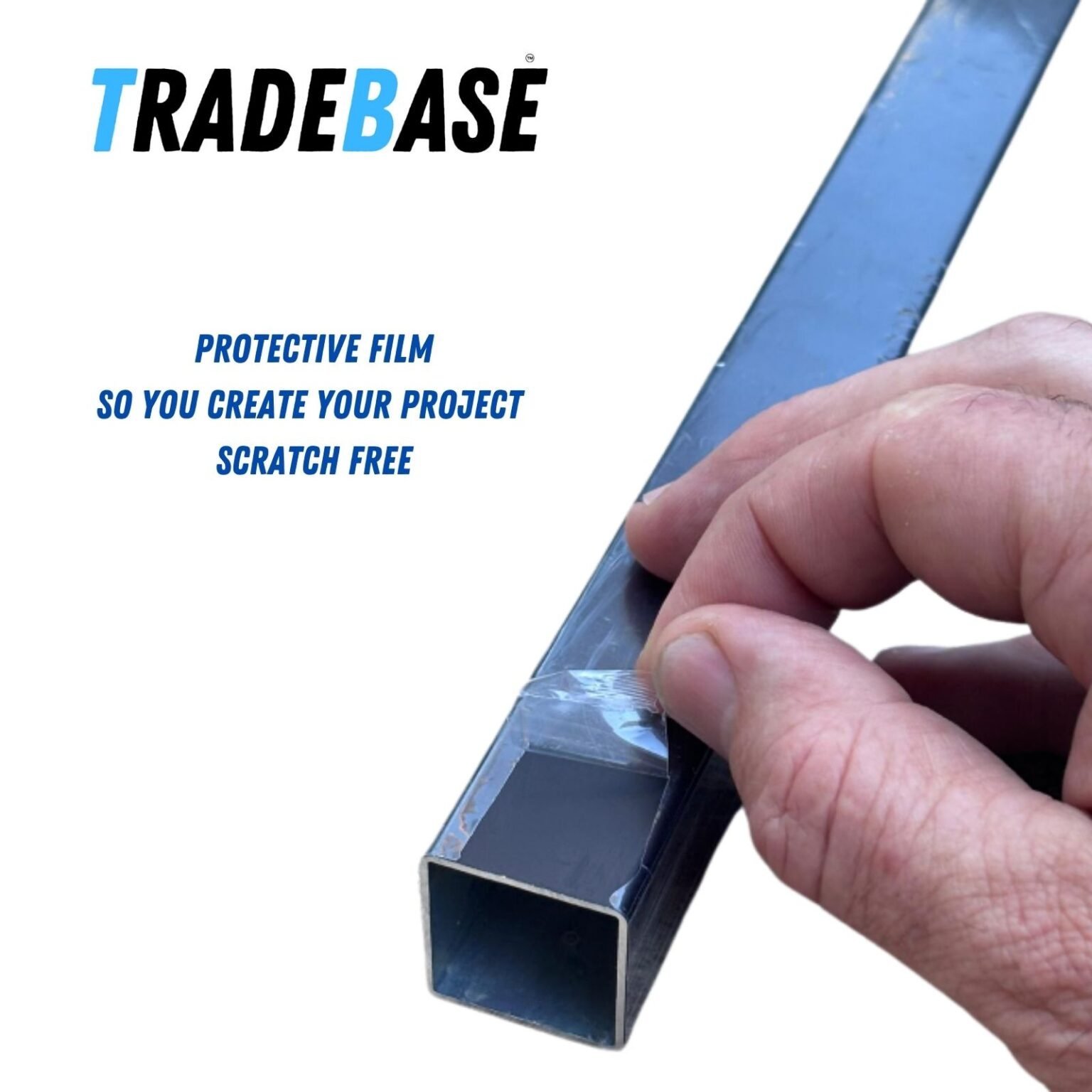 Aluminium Square Tube 25.4 × 25.4 mm | 1.2 mm Gauge | Black | 1800 mm ...